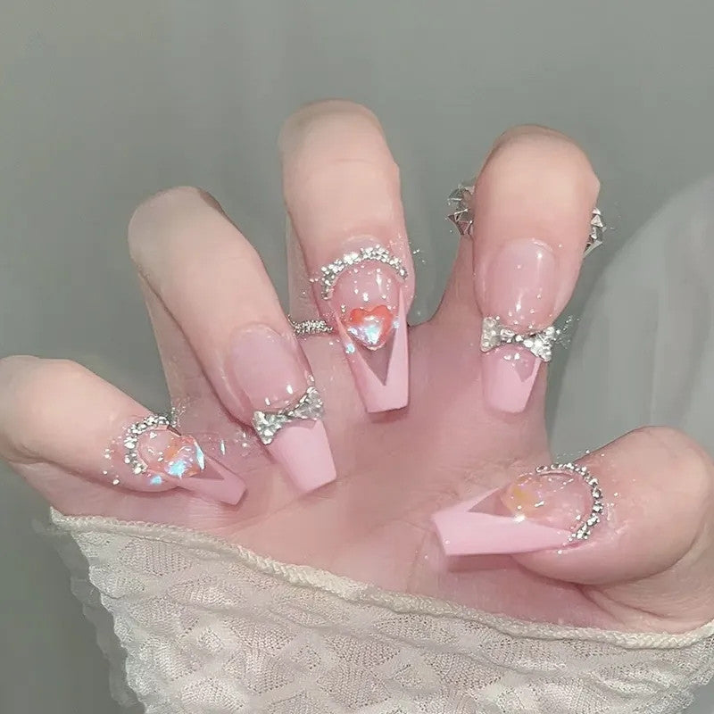 Cute handmade manicure HA1177 – hanaesbusiness
